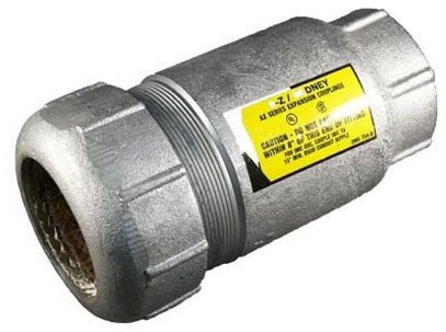 O-Z/Gedney AX-50, Conduit Expansion Fitting, 1/2""Exp Ftg, 1 PC ...