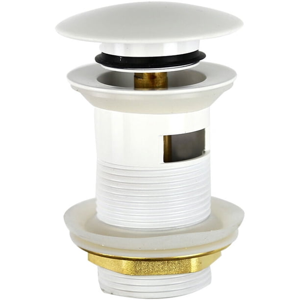 Universal Sink Drain Assembly Push-and-pop Drain with Overflow Hole ...