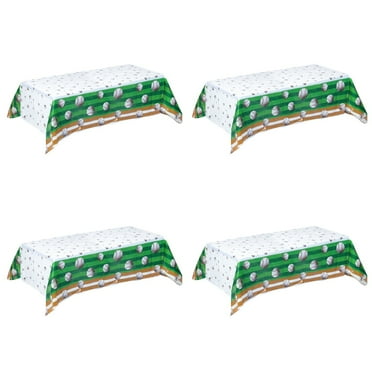 Baseball Plastic Party Tablecloth, 84 x 54in - Walmart.com