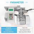 Servo Motor Sewing Machine,Brushless Servo Motor with Controller and Foot Switch, Adjustable ...
