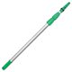 Unger Opti-loc Aluminum Extension Pole, 8ft, Two Sections, Green/Silver ...