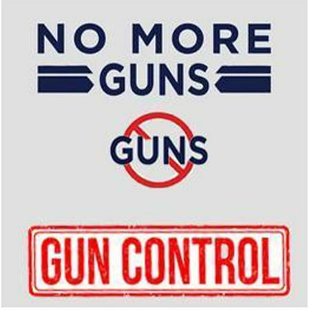 10 Pack No Gun Violence Sticker Anti Gun Laptop Bumper Decal Window ...
