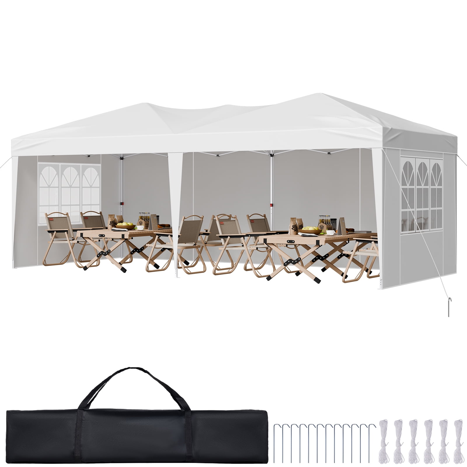 Click here for Vevor Pop Up Canopy 10 X 20 Ft Pop Up Gazebo Tent... prices