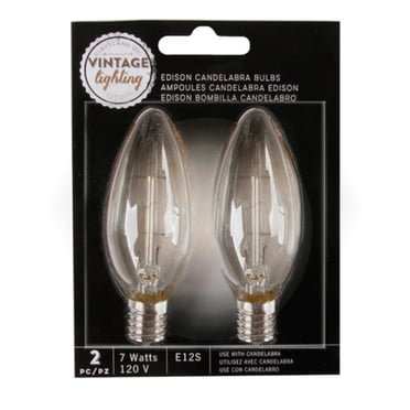 Cleveland Vintage Lighting Double Swirl E26 Base Edison Light Bulb - 40 ...
