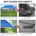 HOTEEL 10'x20' Party Canopy Tent, Waterproof Shelter with 6 Sidewalls ...