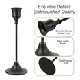 NLBTW Set of 6 Black Candlestick Holders, Taper Candle Holders for ...
