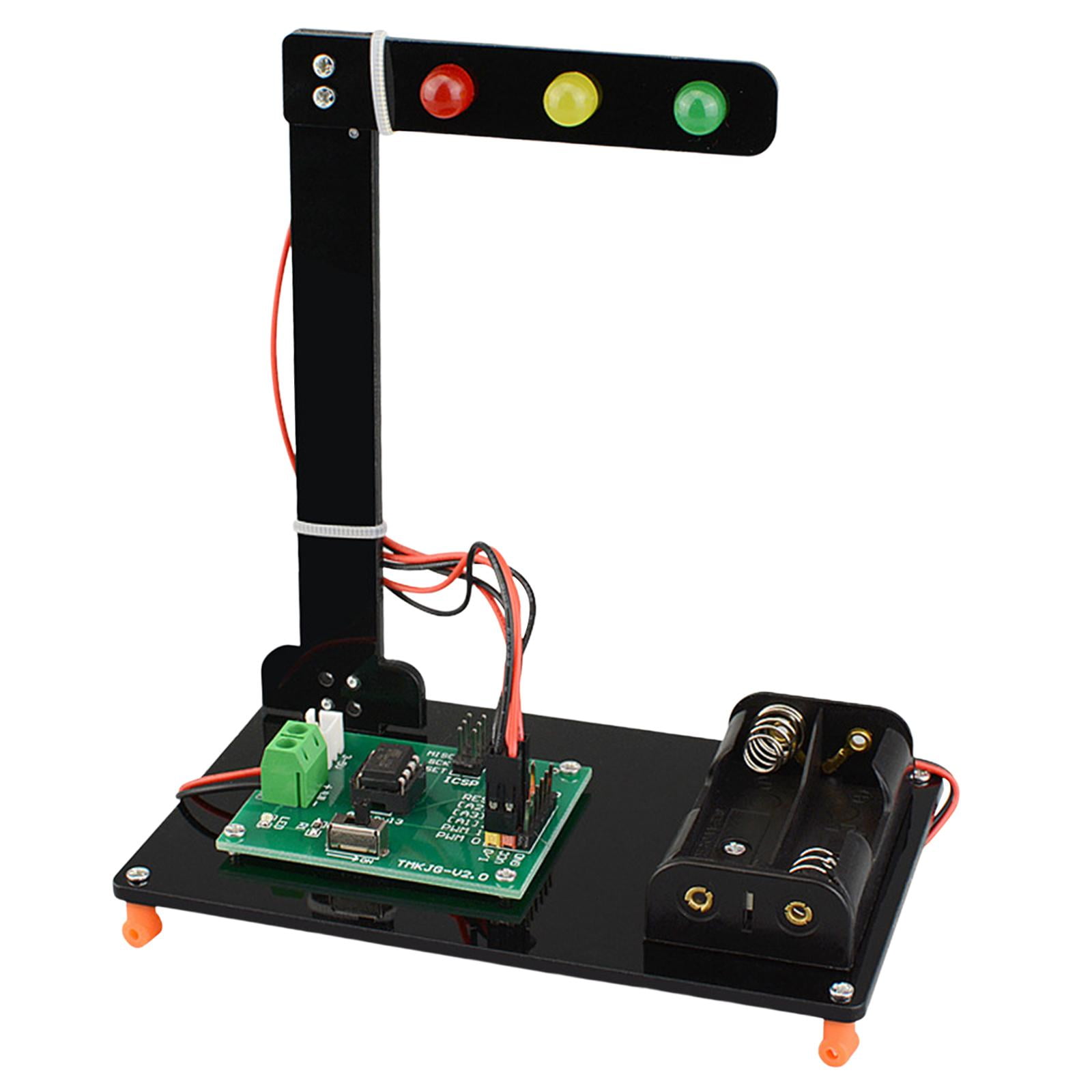 DIY Semáforos Modelo Construcción Accs Juguetes de desarrollo LED ...