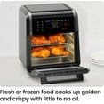 12-Quart 6-in-1 Air Fryer Oven with Digital Timer, Touchscreen, and 12 ...