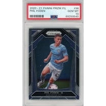 Graded 2020 Panini Prizm Premier League Phil Foden #96 Soccer Card PSA ...