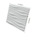 Art3d Wave Design IV 24.6 in. x 31.5 in. PVC 3D Wall Panel (6-Pack ...