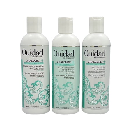 Ouidad VitalCurl + Clear Gentle Shampoo & Conditioner, Tress Effects ...