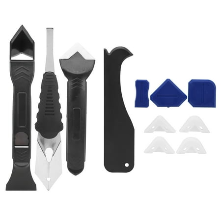 11pcs Sealant Spatula Plastic Caulking Finisher Cleaning Nozzle ...