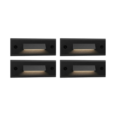 LEONLITE 6 Pack 3W Low Voltage LED Deck Light Surface Mount, IP65 Waterproof, 3000K Warm White ...