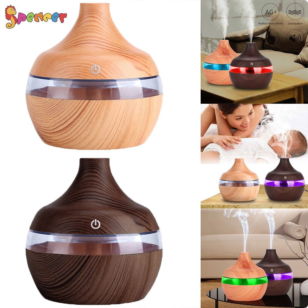 Spencer Aroma Essential Oil Diffuser with 7 LED Lights Humidifier ...