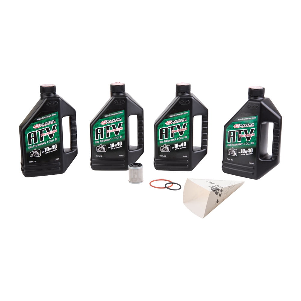 Tusk 4-Stroke Oil Change Kit for Maxima ATV Premium 4-T 10W-40 ...