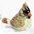 Cardinal Bird Garden Statue Resin, Realistic Red Bird Figurine Outdoor ...