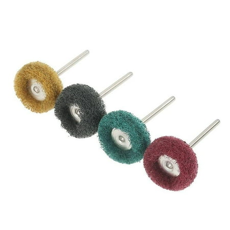 40pcs T-type Mini Polishing Wheel With Handle Nylon Fiber Buffing Wheel ...