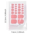 22pcs Full Cover Toe Nail Sticker Wraps - Waterproof & Scratch ...