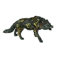 Pacific Giftware Steampunk Howling Alpha Wolf in Rustic Steel and Gears ...