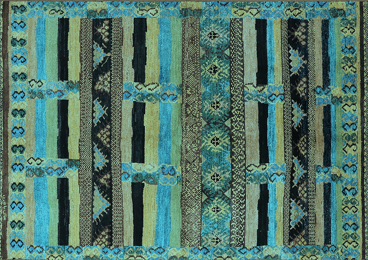 Ahgly Company Indoor Rectangle Oriental Light Blue Industrial Area Rugs ...