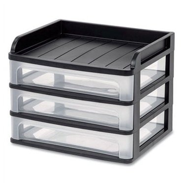 IRIS USA, Small 4-Drawer Compact Desktop Organizer, Stacking Desktop ...