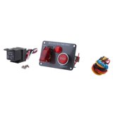 12V Ignition Switch Panel Engine Start Push Button with Indicator Light ...