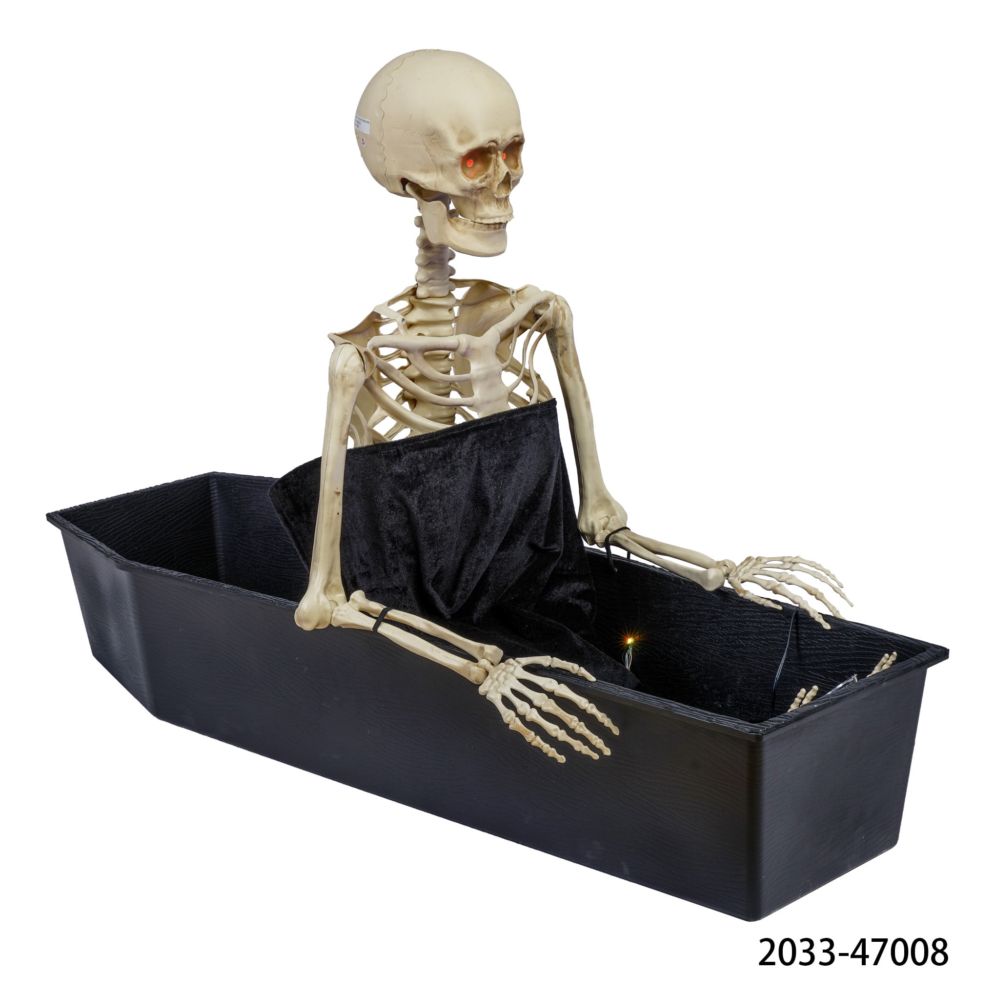 Home & Living Halloween Skeleton Coffin Halloween Prop Ornaments ...