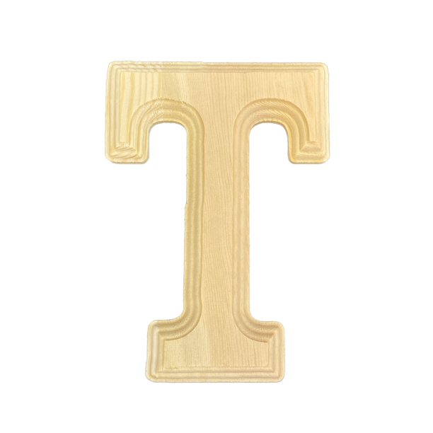 Crafts Central Pine Wood Beveled Wooden Alphabet Letters for Arts ...