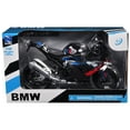 BMW M 1000 RR Motorcycle Black with Red and Blue Stripes 1/12 Diecast ...