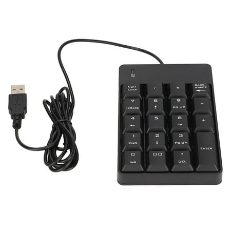 Number Pad, Compact Portable Drive Free Numeric Keypad Wired 19 Key For ...