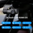 Dash Cam 2K, KAWA WiFi Dash Camera for Cars with Voice Control ...