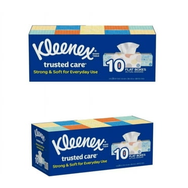 Kleenex Trusted Care 2-Ply Facial Tissue, 230-Count, Family Size Boxes, 10-Pack - Walmart.com