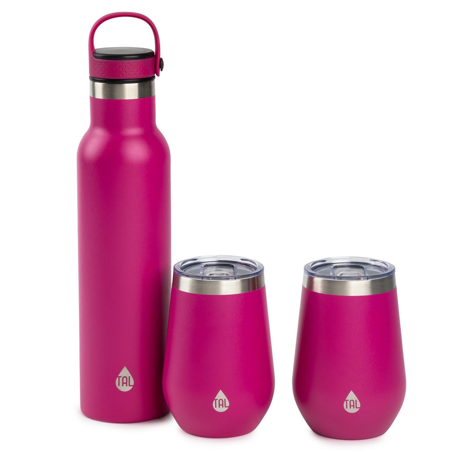 TAL Stainless Steel Merlot & Wine Tumbler, 3 Piece Set - Walmart.ca