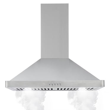 Aoile 30" Range Hood Under Cabinet with Baffle Filters, 400 CFM Kitchen ...
