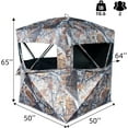 SPUR Collector Hunting Blind, Portable Ground Blind with Silent Sliding ...