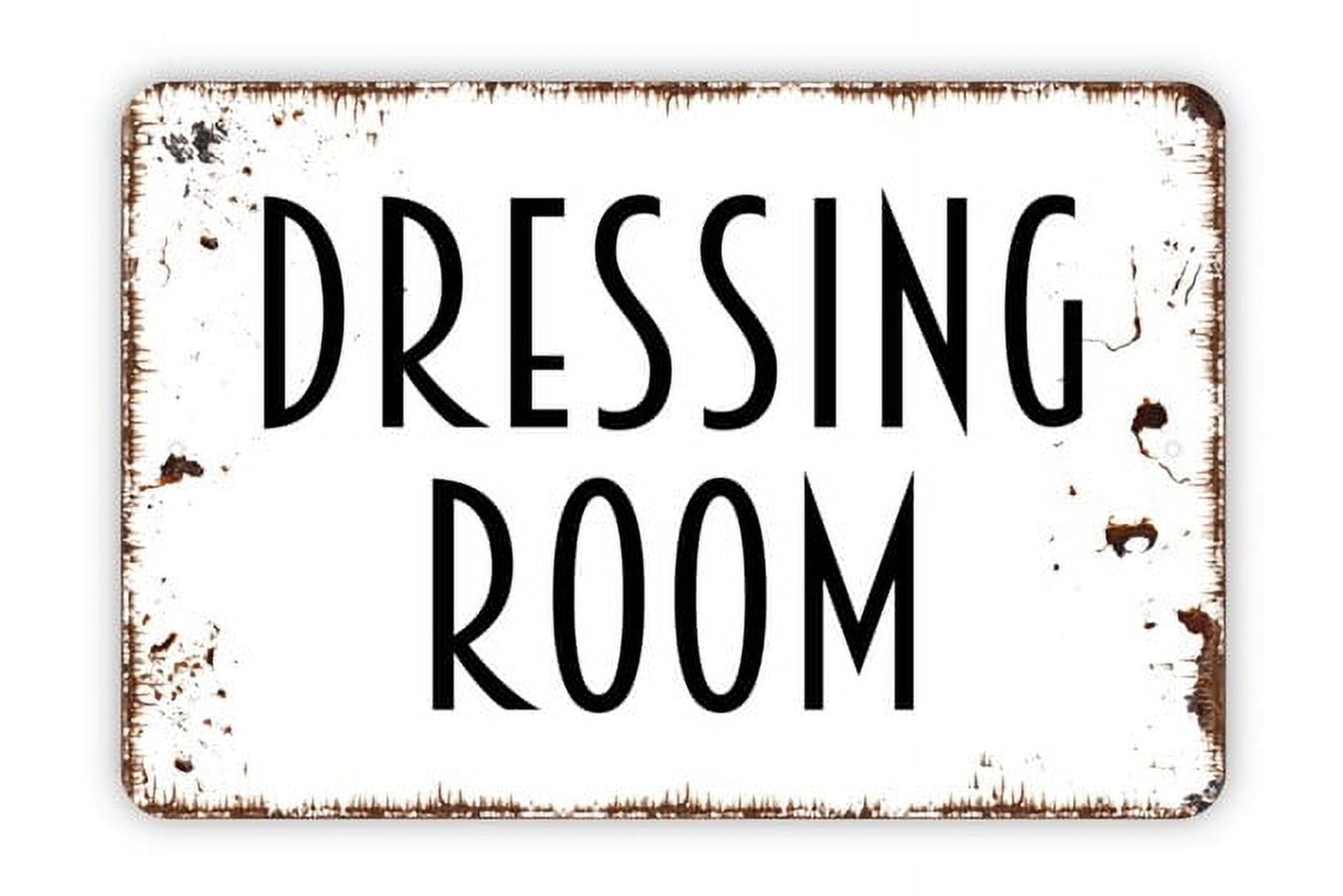 (Metal de aluminio) Letrero de metal para vestidor, estilo rústico ...
