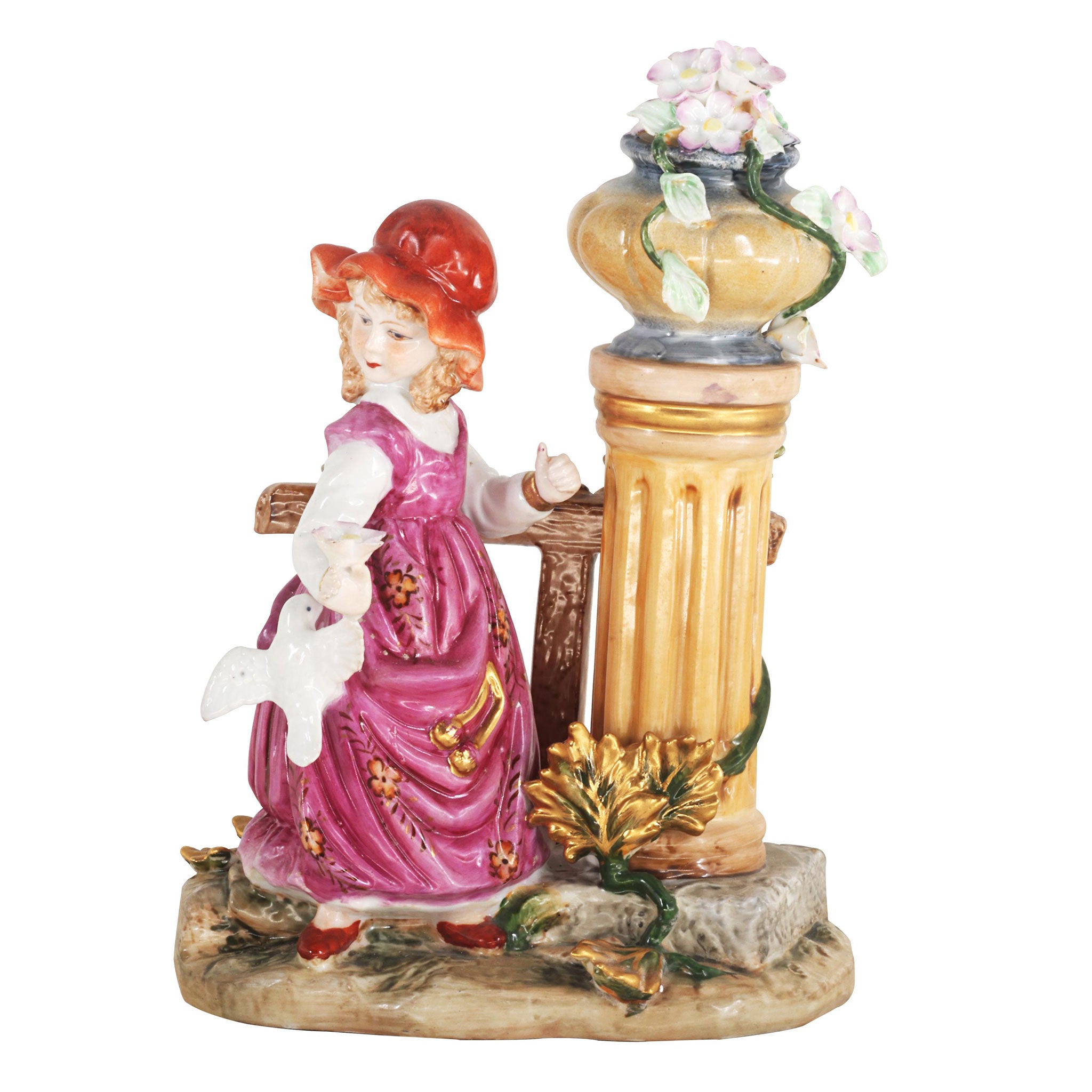 Girl With Flowers Figurine - Walmart.com