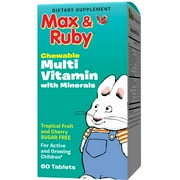 Treehouse Chewable Multivitamin with Minerals, Tropical Fruit and ...