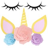 Assorted Color Paper Flowers for Decorating Lightweight and 12 Pieces ...
