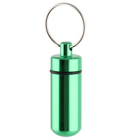 Aluminum Pill Tablet Case Box Container Keyring Keychain | Walmart Canada