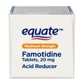 Equate Maximum Strength Famotidine 20mg Tablets, 25 Count, Compare to ...