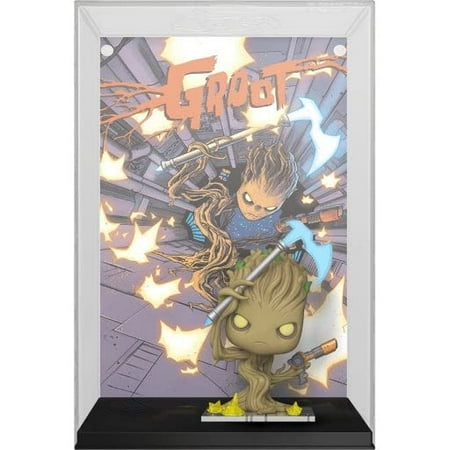 Funko Marvel Groot Cover Display Pop! Vinyl Collectible Figure ...