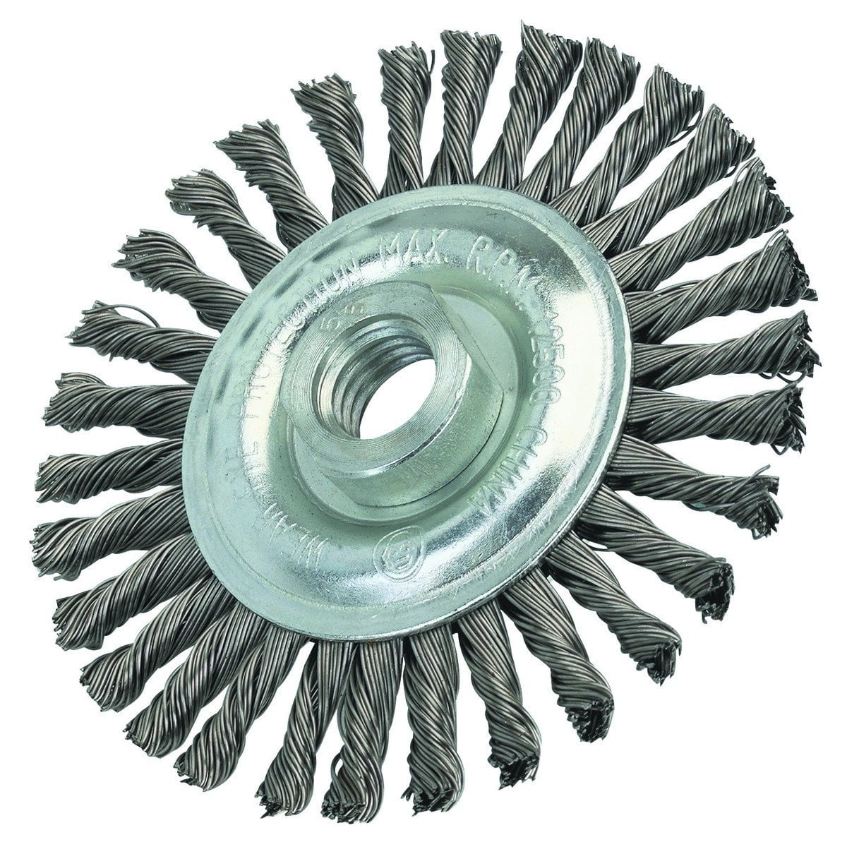 4 Knotted Knot Twisted Steel Metal Wire Brush Wheel For Hand Grinder 4-knotted-knot-twisted-steel-metal-wire-brush-wheel-for-hand-grinder