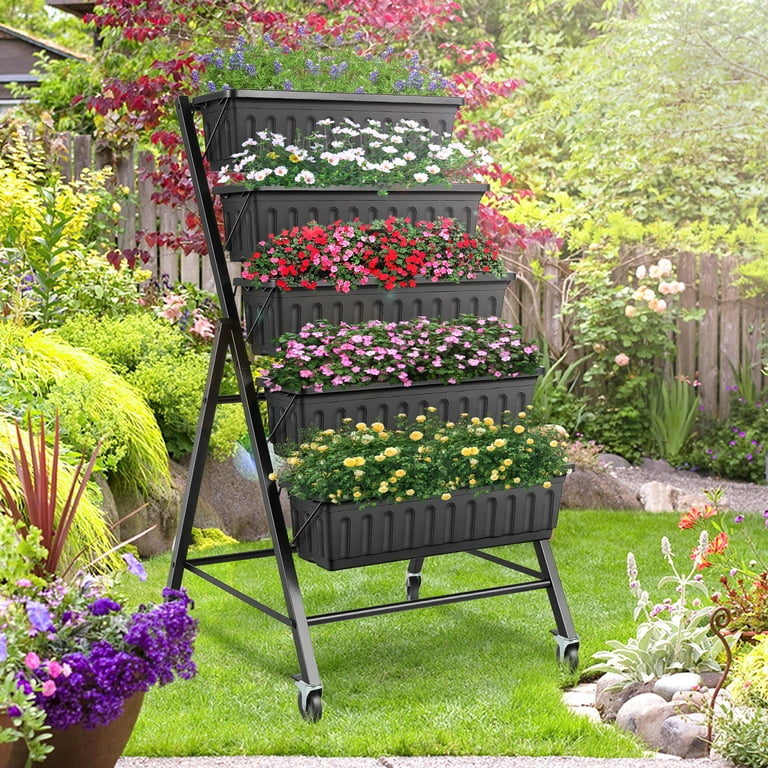 Freestanding Vertical Planter Deluxe PopUp Garden | Top Vertical