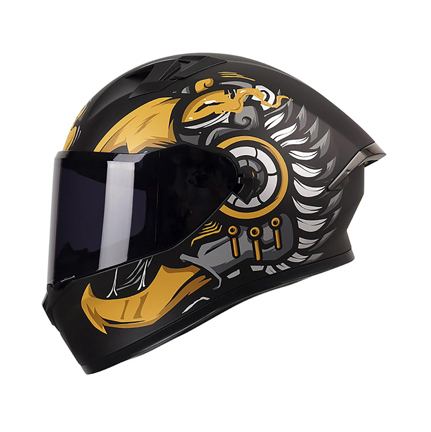 Casco Roda Course Negro Dorado Mate Mica Humo Cerrado Svs XL | Bodega Aurrera en línea