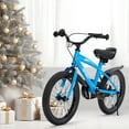Naipo 18 Inch Kids Bike Girls and Boys Blue Bicycles with Removable ...