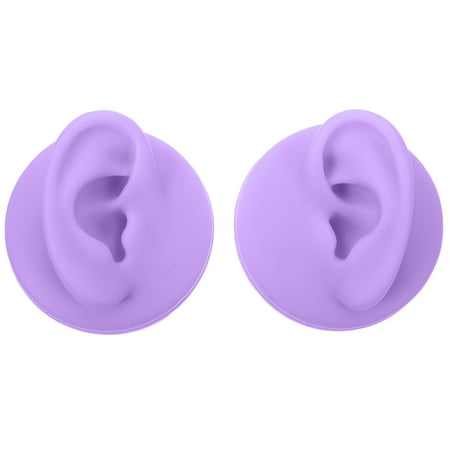 2pcs Silicone Ear Models Simulation Human Ear Models Ear Piercing ...