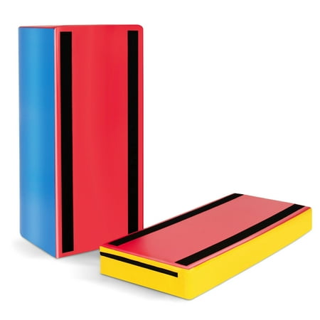 Gymax Gymnastics Mailbox Tumbling Aid Trainer Vaulting Mat w/Pad ...