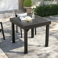 Pellebant Long Extendable Dining Table, Outdoor Patio Rectangle ...