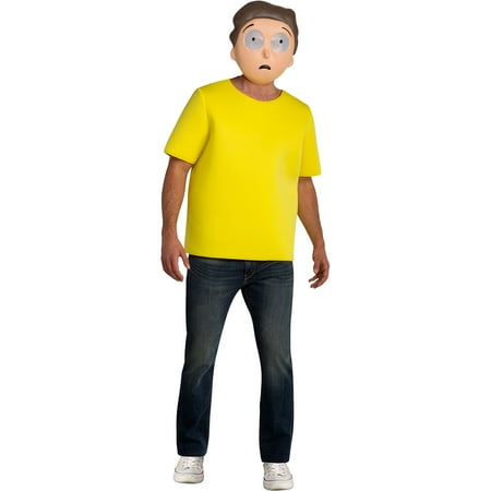 AFG Media Ltd Morty Costume, Rick and Morty Halloween Costume for ...